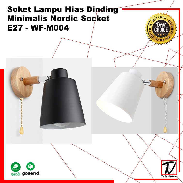 Jual Soket Lampu Hias Dinding Minimalis Nordic Socket | Shopee Indonesia
