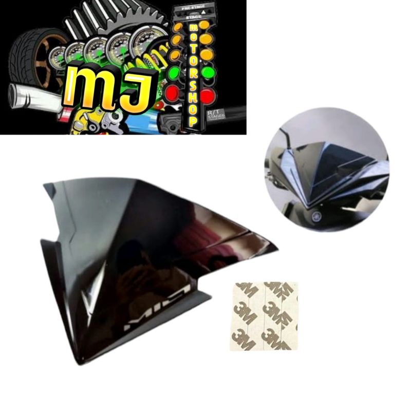 Jual VISOR MIO M3 MIO Z MIO 125 WINSIL MIO WARNA HITAM MODEL TGP ...
