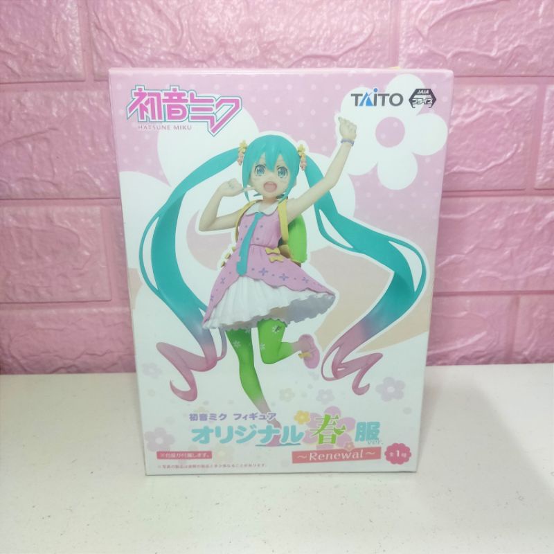Jual Hatsune Miku Vocaloid Figure Taito Spring Ver Renewal Original ...