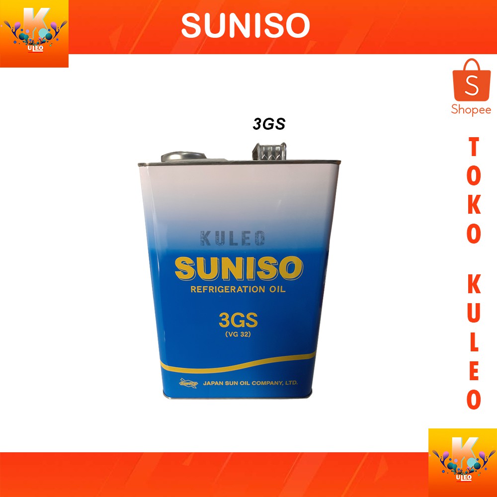 Jual OLI SUNISO 3GS (VG 32) / Oli Kompresor 4 Liter |Kemasan Kaleng | Shopee Indonesia