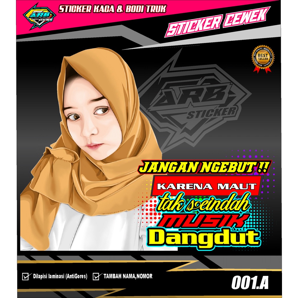 Jual Stiker decal MOBIL - sticker mobil DAN MOTOR variasi KATA-KATA ...