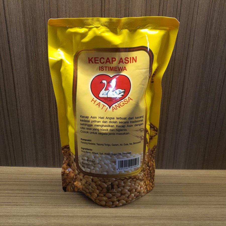 Jual Kecap Asin 2 Hati Angsa/Kecap Asin Angsa Khas Medan Pouch Refill ...