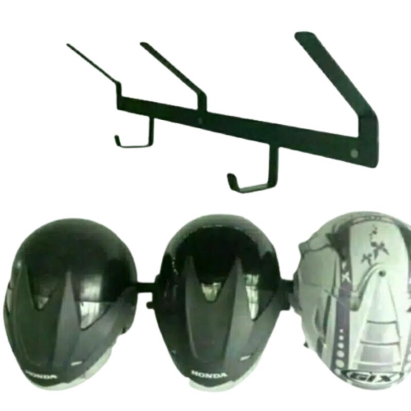 Jual Rak helm/rak jaket dinding 5 susun | Shopee Indonesia