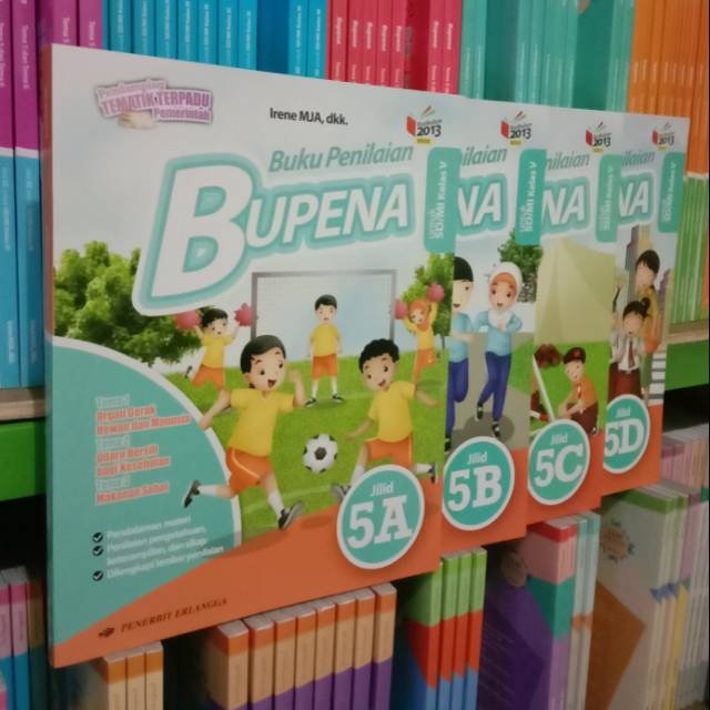 Jual Paket Bupena 5A sampai 5D kelas 5 SD/Mi K13N Erlangga | Shopee ...