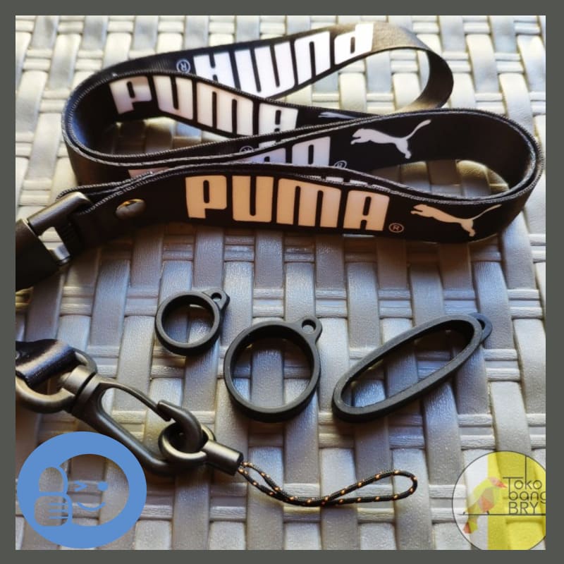 Jual Lanyard 3 Ring Karet Premium Quality Kecil Sedang Besar Puma ...