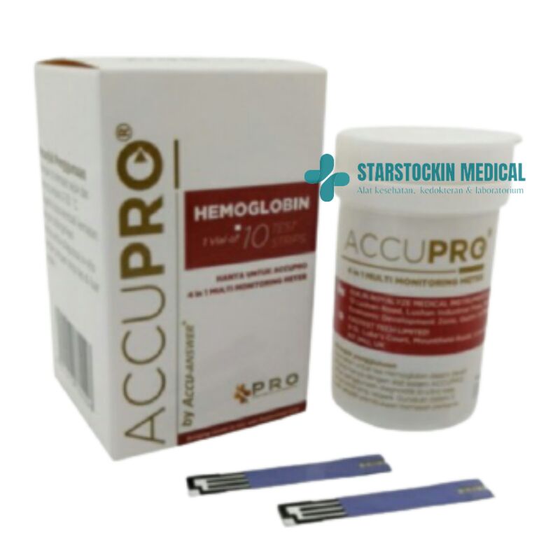 Jual Strip Test Accupro 4 in 1 Accu Pro Gula Darah Asam Urat Kolesterol ...