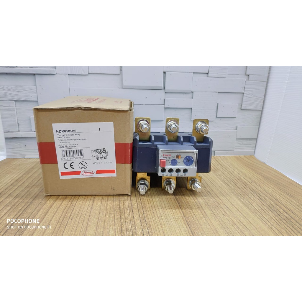 Jual Thermal Overload Relay Himel / HDR6-185 / 130 - 160A | Shopee ...