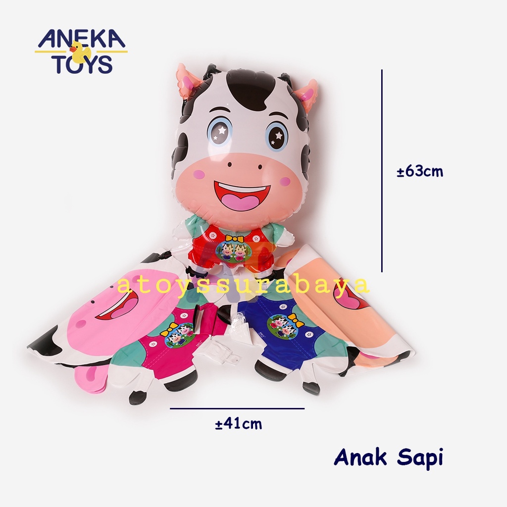 Jual ANAK SAPI (BALON GAS/FOIL/TERBANG/KARAKTER) | Shopee Indonesia