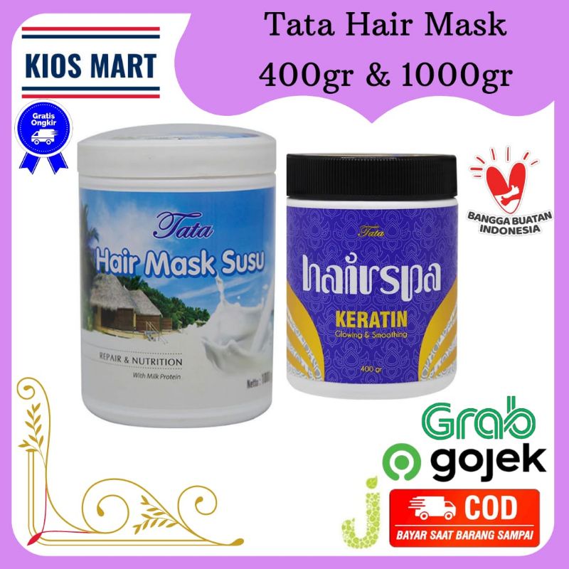Jual Tata Hair Mask & Hair Spa Keratin Masker Rambut 400gr & 1000gr ...