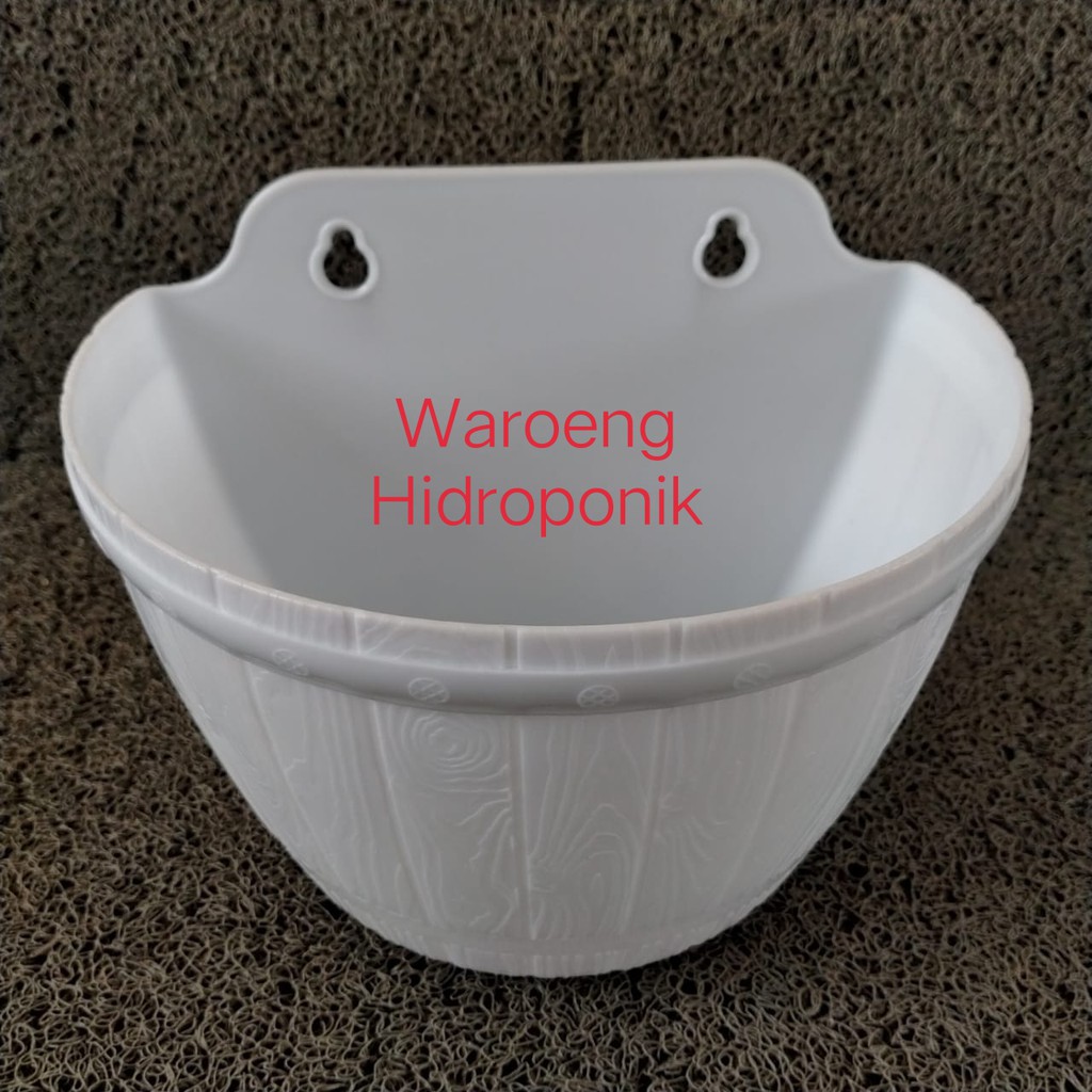Jual POT DINDING MOTIF GENTONG PUTIH 27 HIDROPONIK TANAMAN HIAS ...