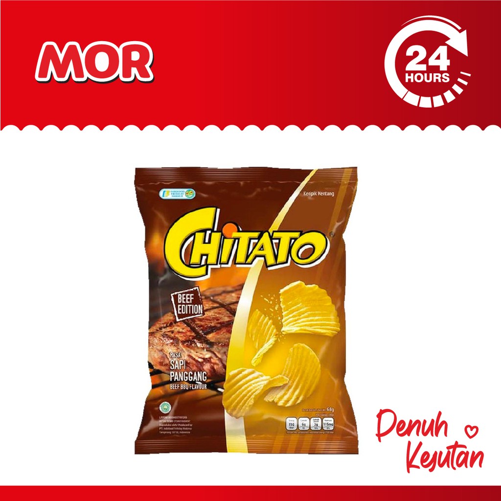 Jual CHITATO Rasa Sapi Panggang Beef BBQ Flavour 35 gr | Shopee Indonesia
