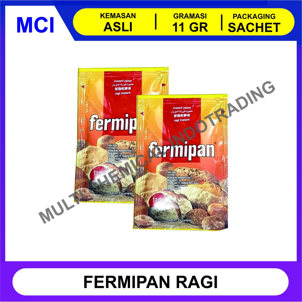 Jual FERMIPAN / RAGI INSTANT / INSTANT YEAST SACHET 11 GR | Shopee ...