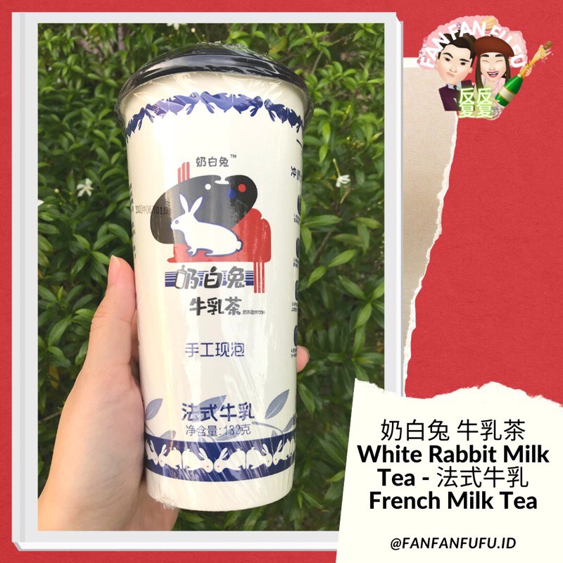 Jual White Rabbit Milk Tea Minuman Import snack china snack import ...