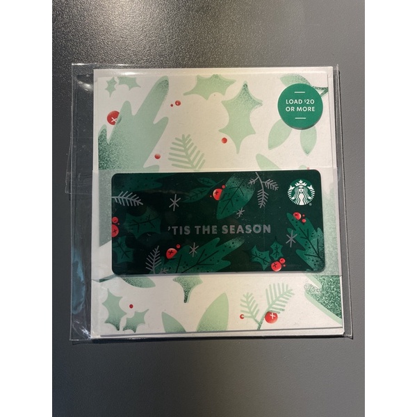 Jual Starbucks Card Christmas Edition (with greeting cards) | Shopee ...