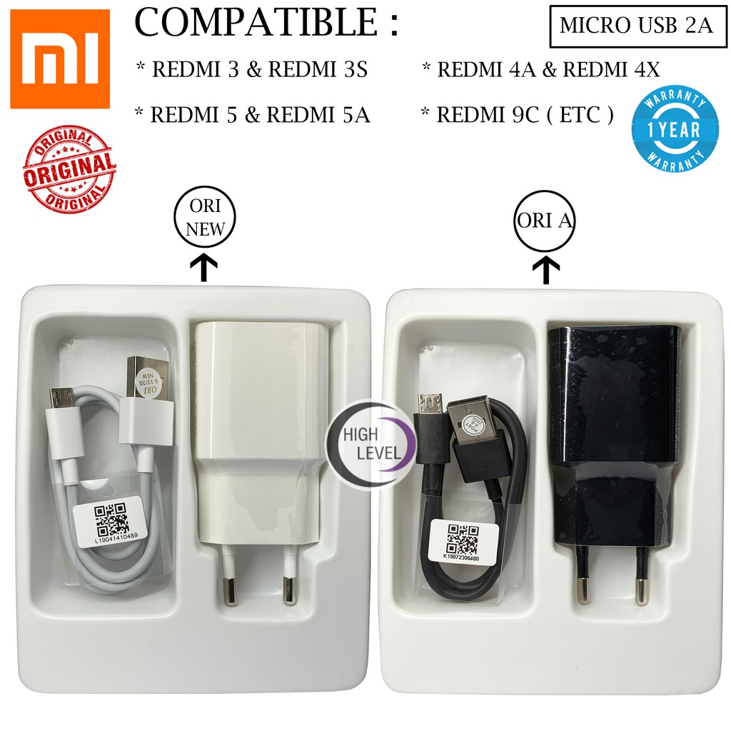 Jual CHARGER XIAOMI REDMI 9C MICRO USB MDY-08 EO 10W ORIGINAL | Shopee ...