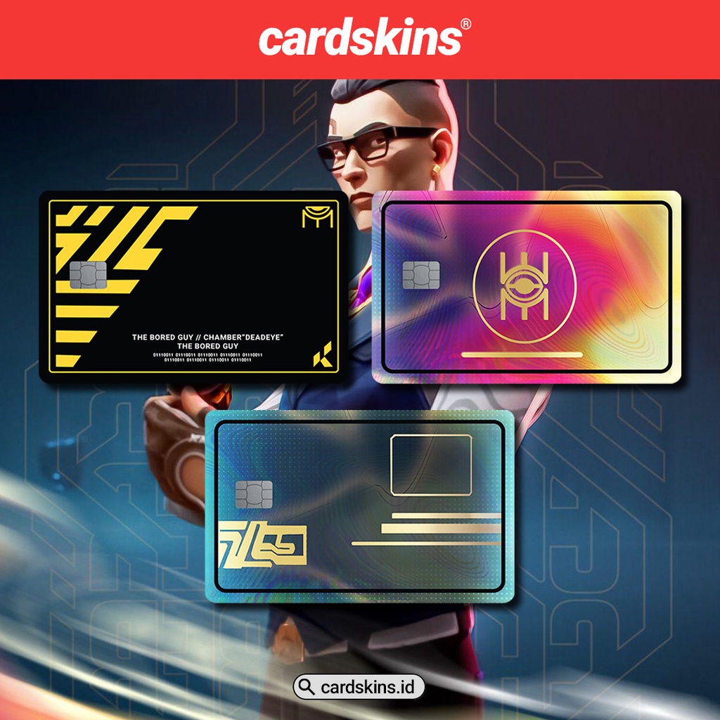 Jual CHAMBER CARD SPECIAL HOLOGRAM | GARSKIN / STICKER KARTU ATM / SKIN ...