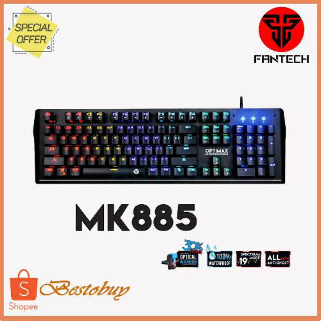 Jual Keyboard Mechanical Fantech MK-885 OPTIMAX Optical Switch RGB ...