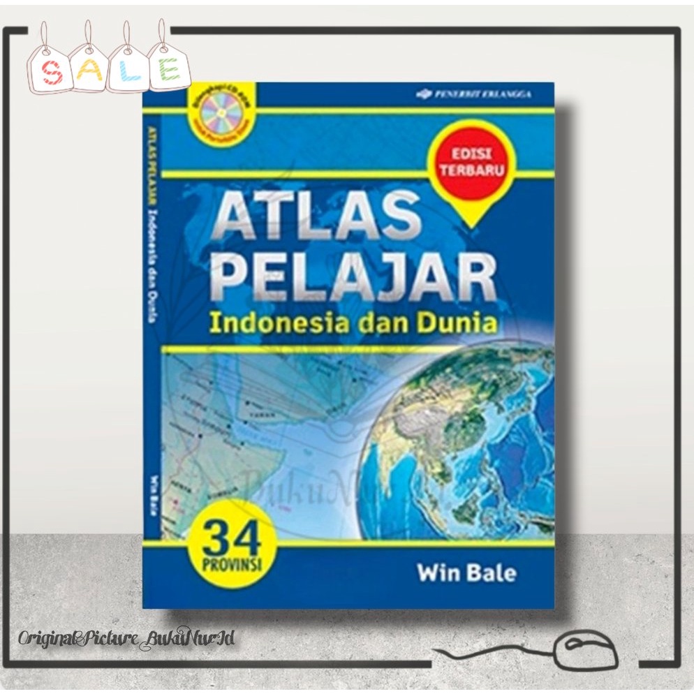 Jual BUKU ATLAS PELAJAR INDONESIA & DUNIA EDISI TERBARU 34 PROVINSI ...
