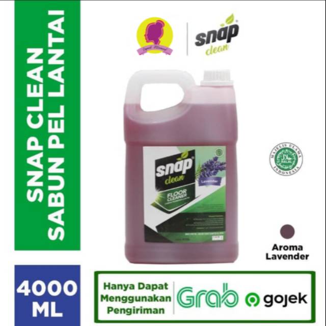 Jual FLOOR CLEANER / OBAT PEL / PEMBERSIH LANTAI SNAP CLEAN 4 LITER ...