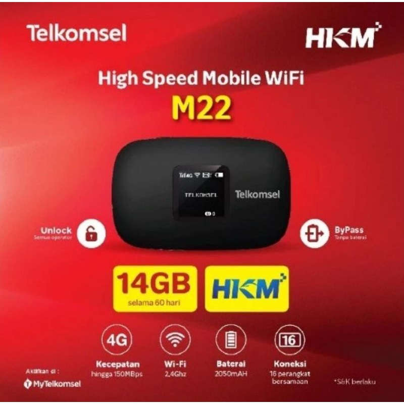 Jual Modem HKM M22 N2 Telkomsel Mobile Wifiportable modem | Shopee ...