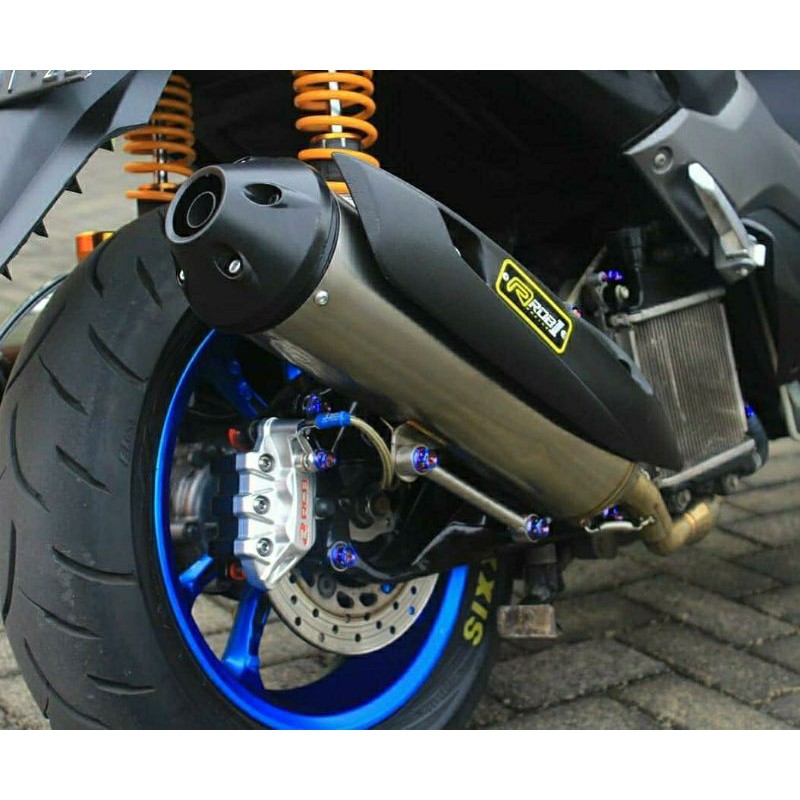 Jual knalpot Nmax rob1 racing std racing tipe Cup X, knalpot nmax old ...