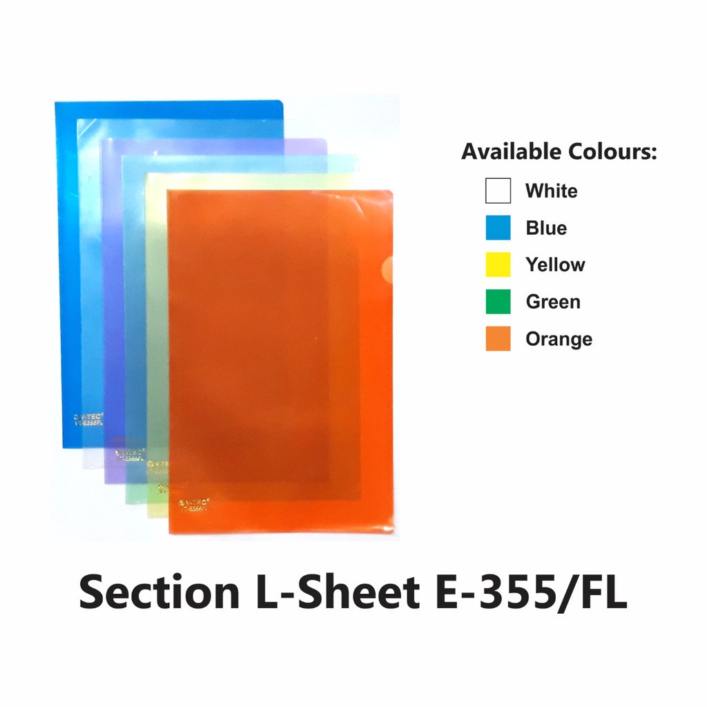 Jual V-TEC MAP/SECTION L-SHEET E-355 FOLIO WARNA CAMPUR | Shopee Indonesia