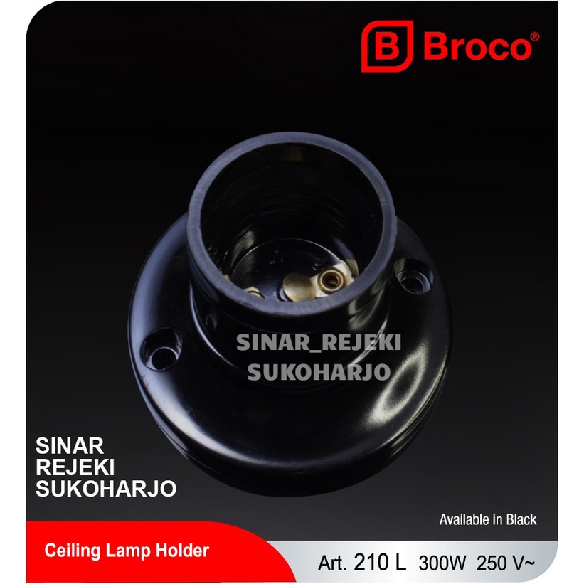 Jual Broco Fitting Tempel Hitam OB | Shopee Indonesia