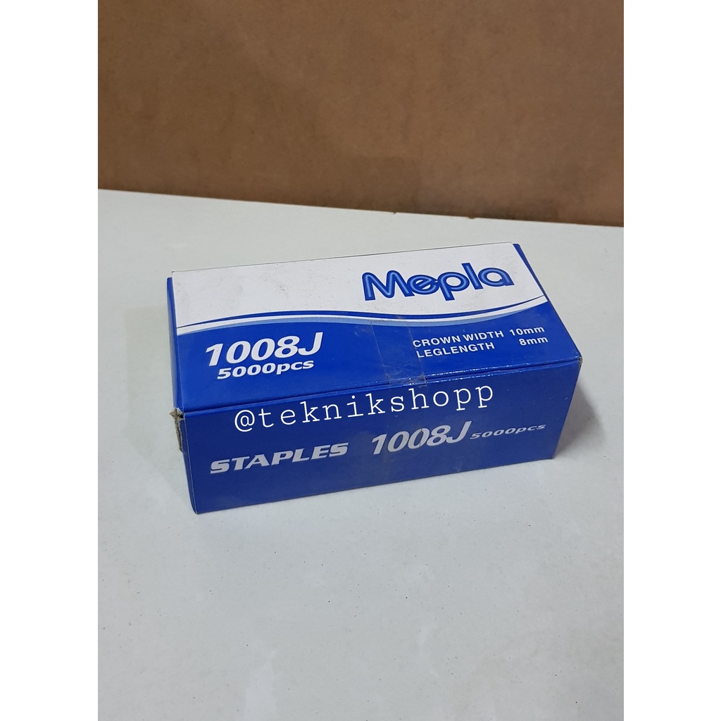 Jual ISI STAPLES TEMBAK ANGIN 1008J MEPLA / PAKU TEMBAK ANGIN / AIR ...