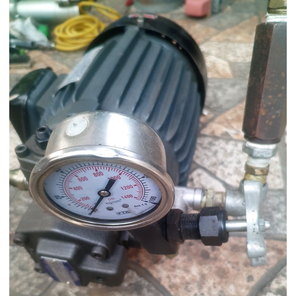 Jual hydraulic pump set motor dan pump SVPF-20-70-20 (67cc) YUKEN ...