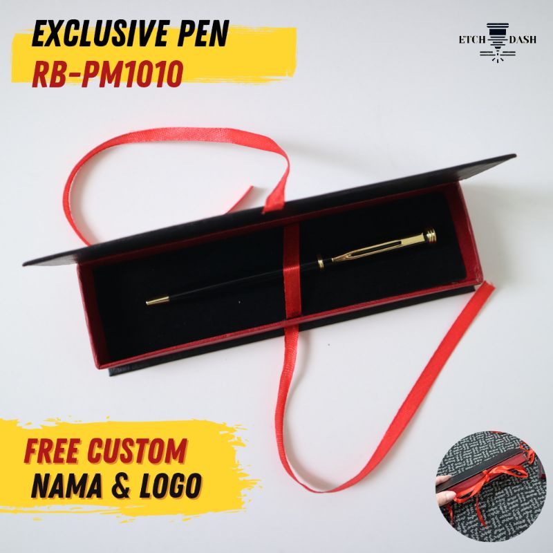 Jual Pulpen Custom | Pulpen Eksklusif Free Grafir Nama/Logo + Box Pita ...