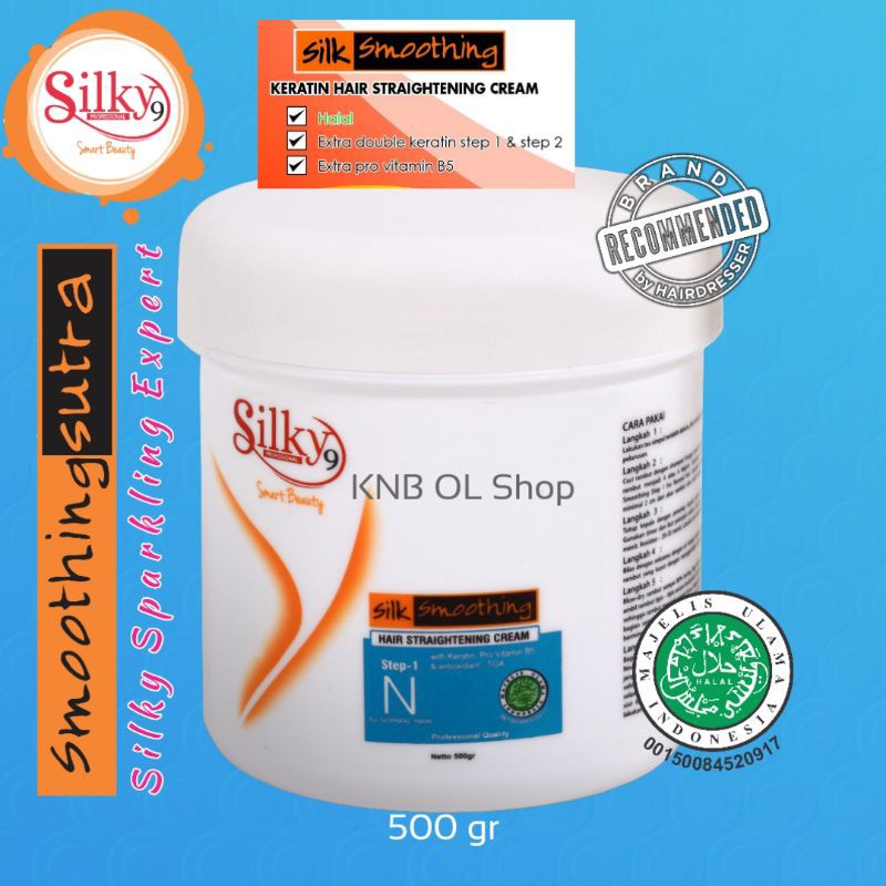 Jual Silky9 Pro Silk Smoothing Keratin/Smoothing Sutra 500gr (Step 1 ...