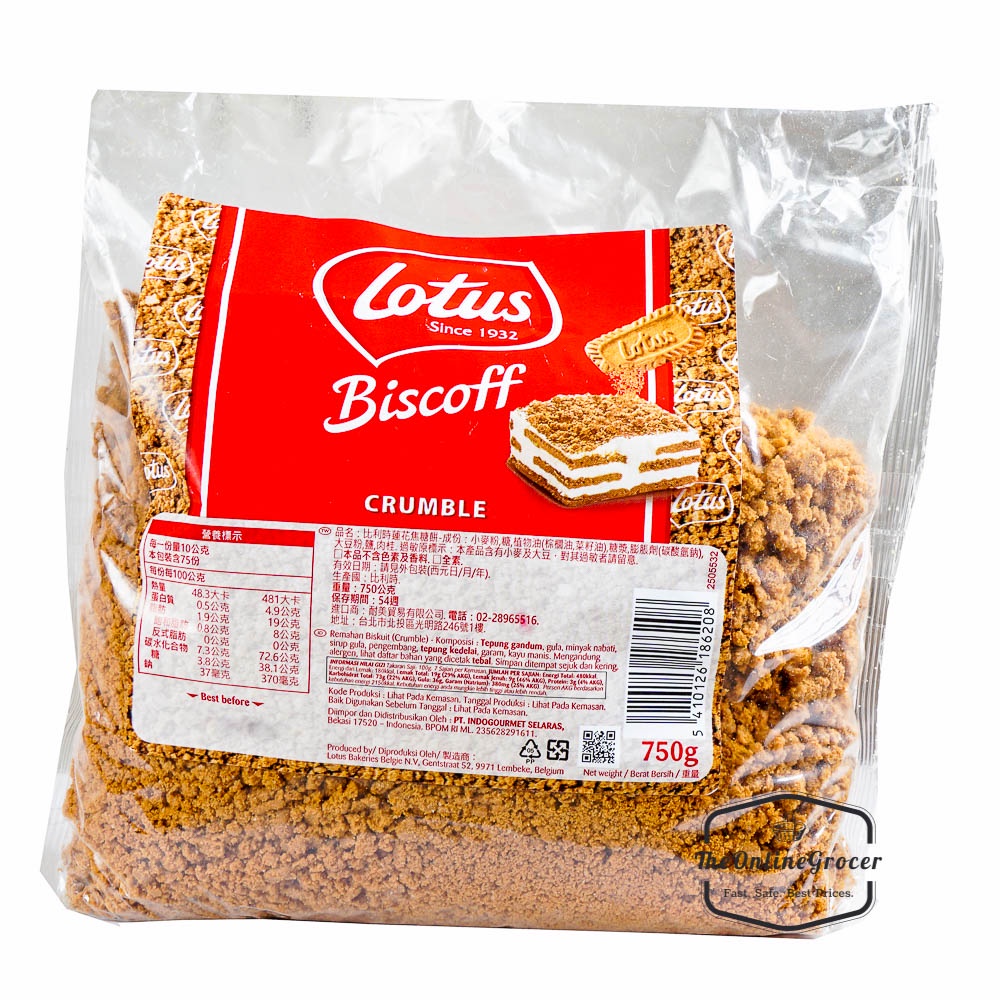 Jual Lotus Biscoff Crumble 750gr – Lotus Crumb – Remah Biskuit Lotus ...