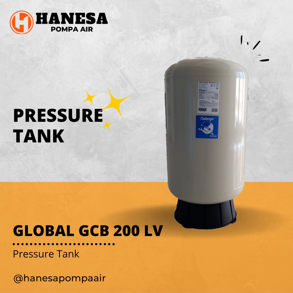 Jual PRESSURE TANK GLOBAL GCB 200 LV | Shopee Indonesia