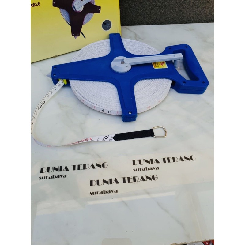 Jual Meteran Fiber MAXI MDN 100 meter - Meteran Tancap 100m Meteran ...