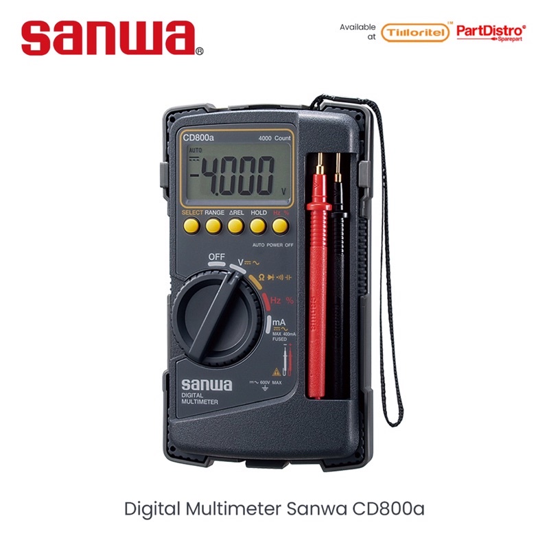 Jual MULTITASTER SANWA ORIGINAL CD800A | Shopee Indonesia