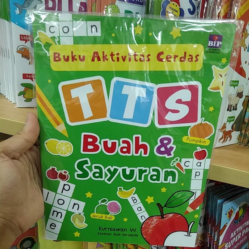 Jual Buku aktivitas anak cerdas TTS BUAH & SAYURAN | Shopee Indonesia
