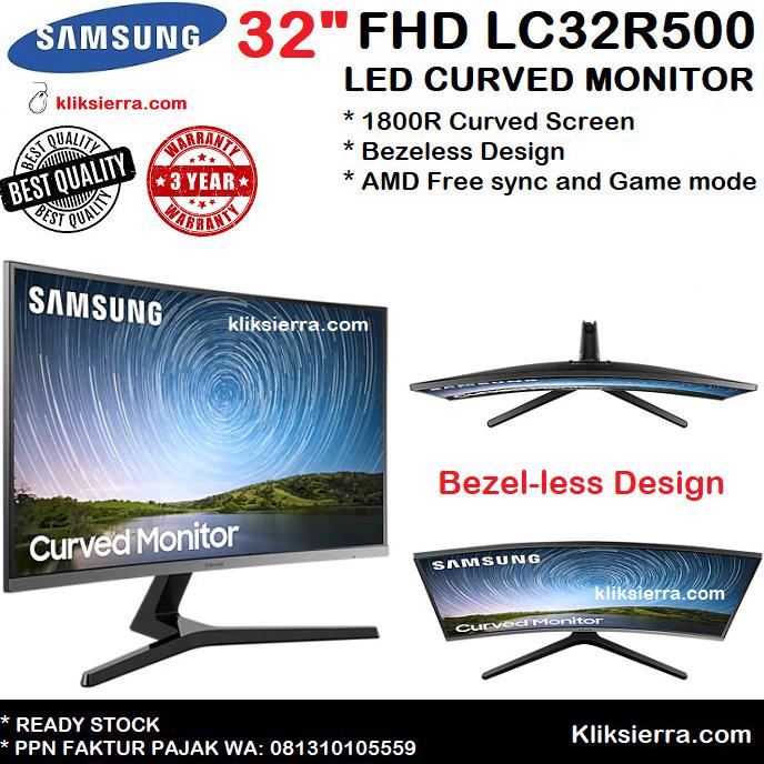 Jual SAMSUNG 32" inch LC32R500FDE FHD LED Curved Monitor LC32R500 ...