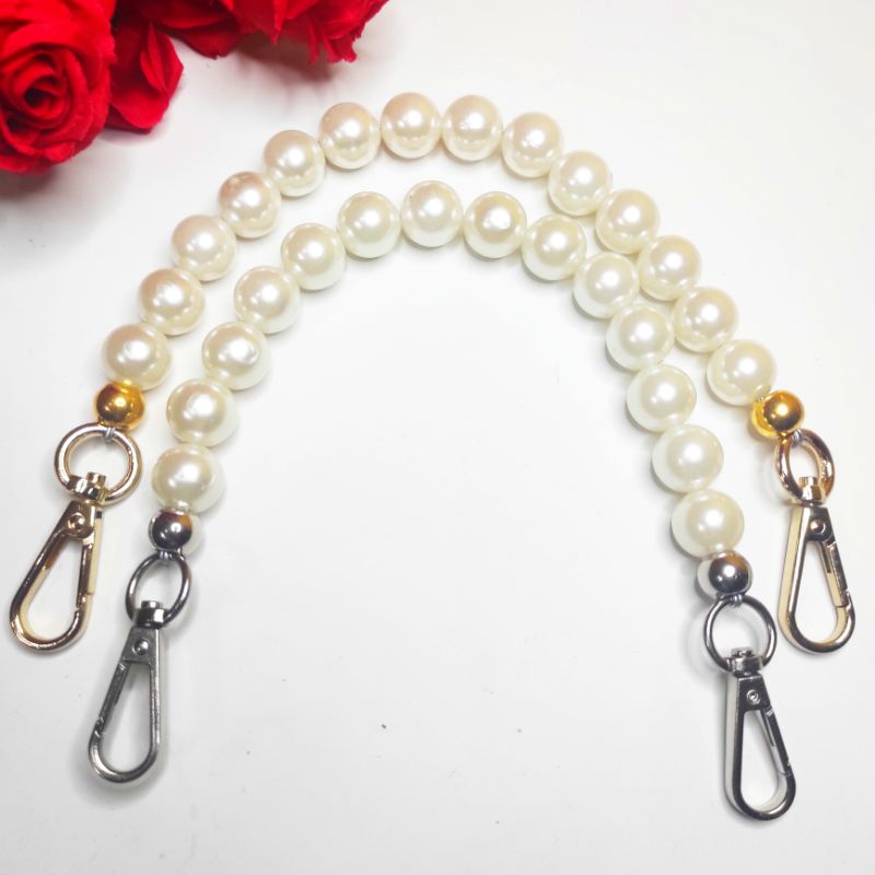 Jual Handle Tas Mutiara dengan kait premium | Shopee Indonesia