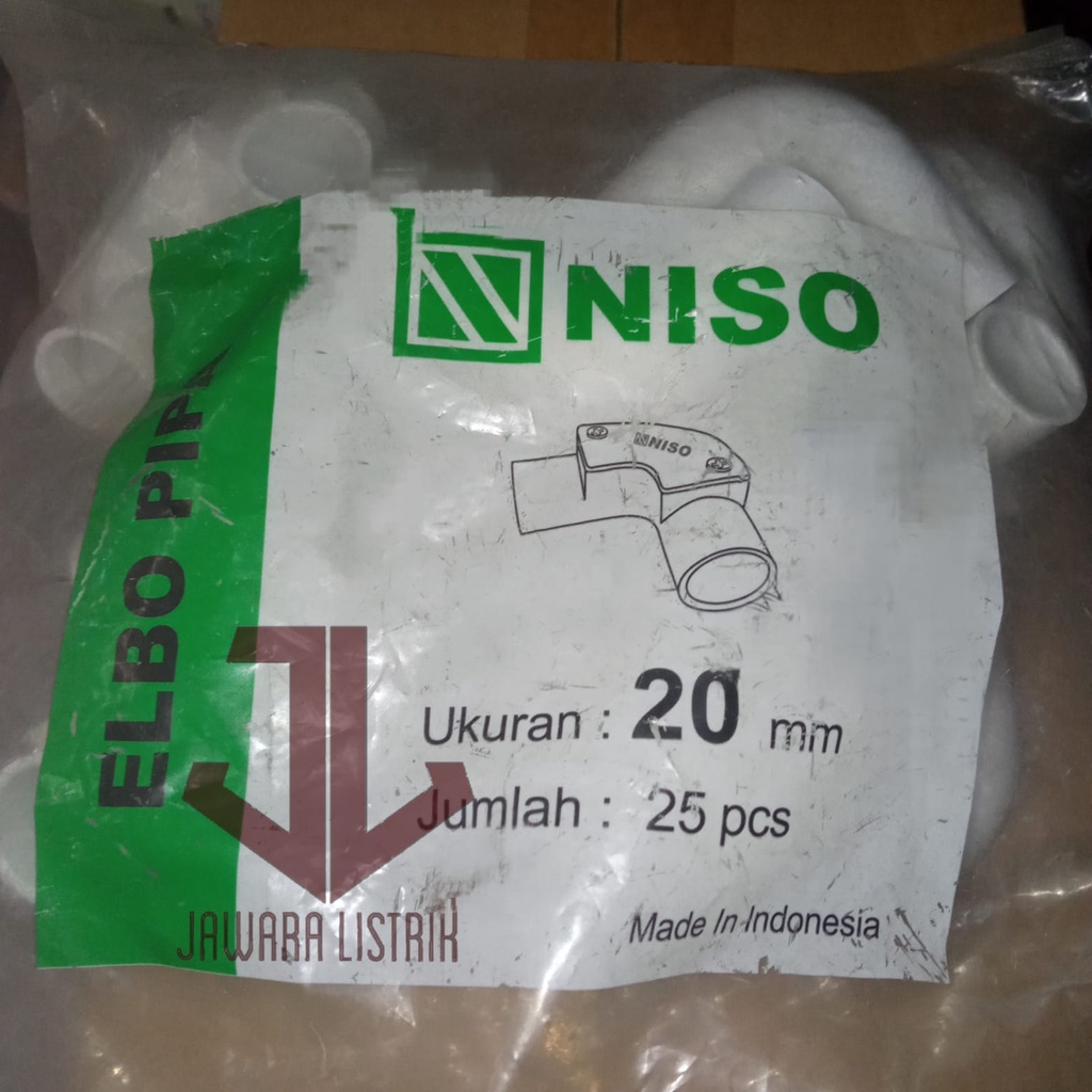 Jual NISSO ELBOW KNEE 20 MM PERBUNGKUS ISI 25 PREMIUM QUALITY | Shopee ...