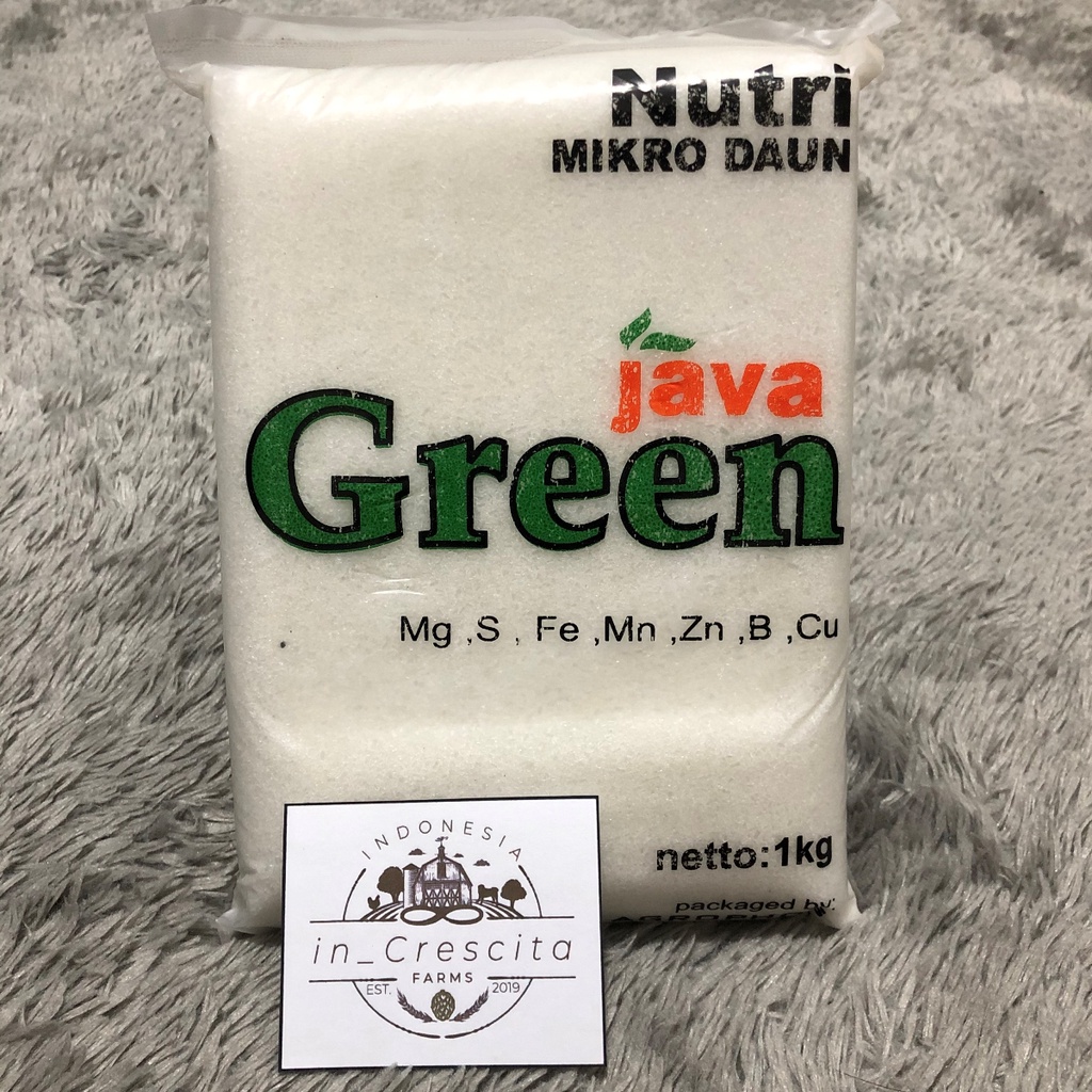 Jual NUTRISI MIKRO DAUN - JAVA GREEN Mg, S, Fe, Mn, Zn, B, Cu | Shopee ...