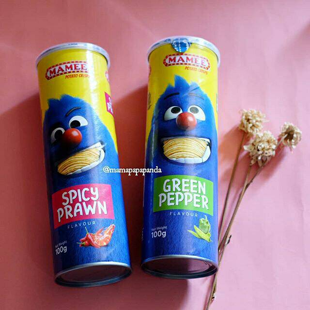 Jual Mamee Monster Potato Chips (Spicy Prawn, Green Pepper) | Shopee ...