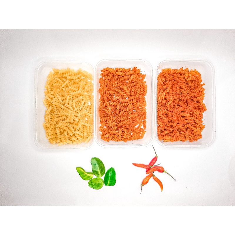 Jual MAKARONI SPIRAL/MAKARONI ULIR KEMASAN BOX 500ML (MINIM PEMBELIAN ...
