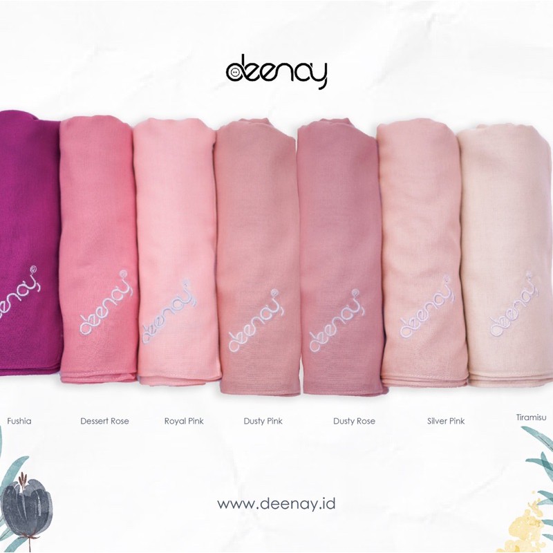 Jual Deenay Polos Dusty Pink - jahit tepi bordir n logo d | Shopee ...
