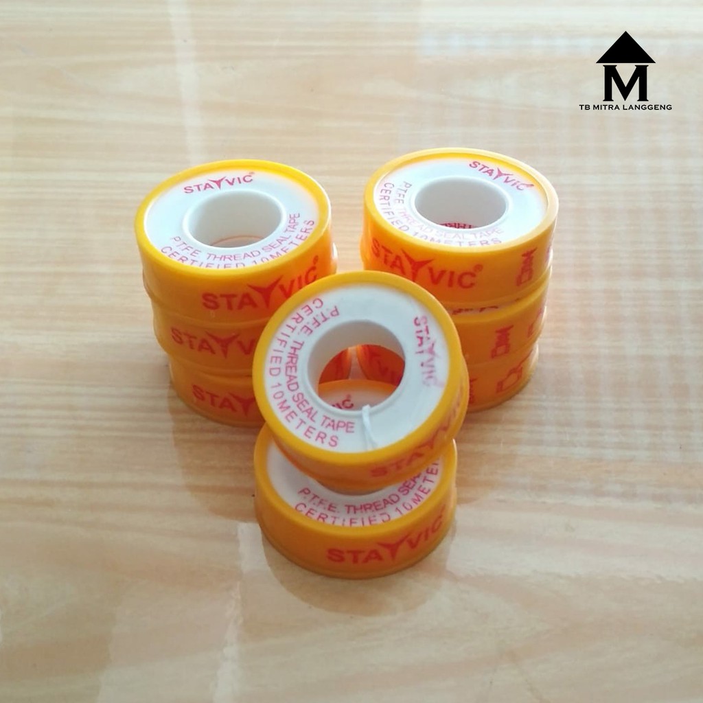 Jual Seal Tape Pipa Air / Isolasi Pipa Air / PVC / Selotip | Shopee ...