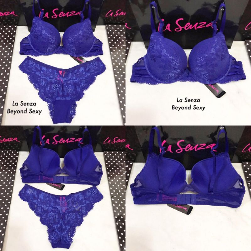 Jual Lasenza La Senza Beyond Sexy Bra Push Up Gel Level 3 Electric Blue ...