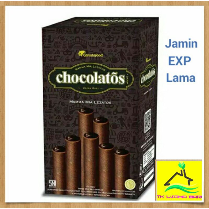 Jual Chocolatos Wafer Roll - 1Box isi 24 pcs x 16Gr | Shopee Indonesia