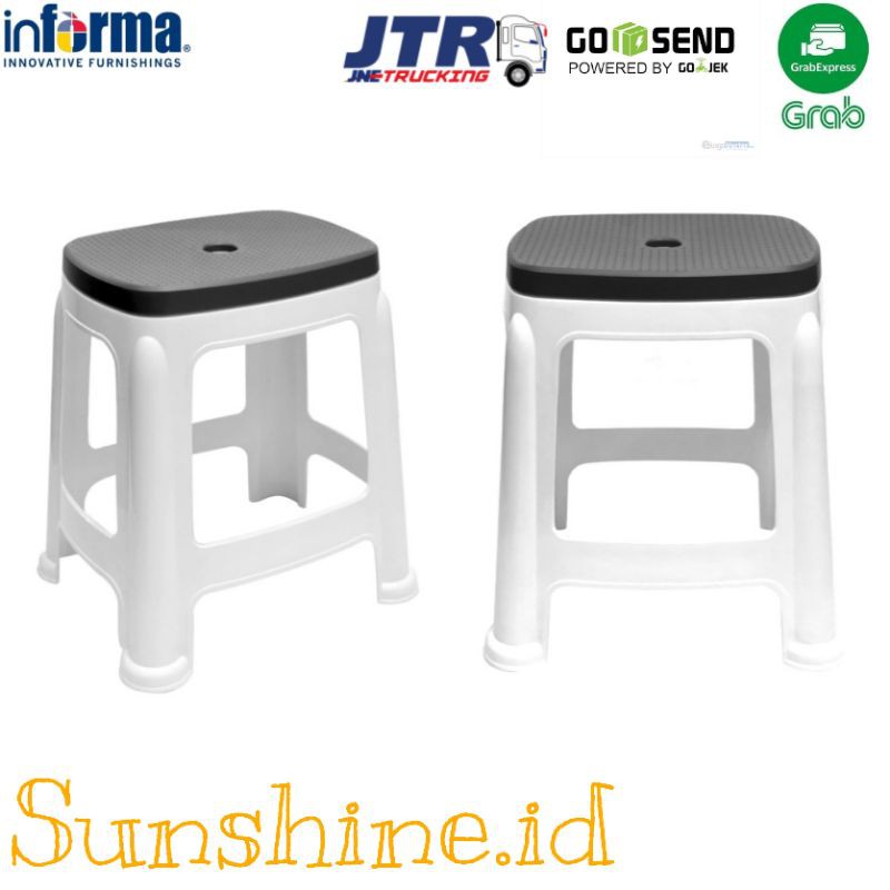 Jual INFORMA BANGKU PLASTIK KUAT MURAH / STOOL / KURSI STOOL by INFORMA ...