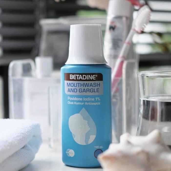 Jual Betadine Gargle Mouthwash 190 ml Cairan Kumur Antiseptik Obat Sariawan Radang Tenggorokan ...