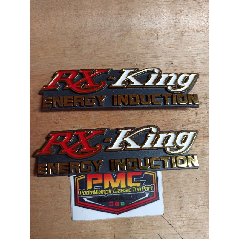 Jual Emblem Tutup Aki Rx King Energi Induction Tulisan timbul | Shopee ...