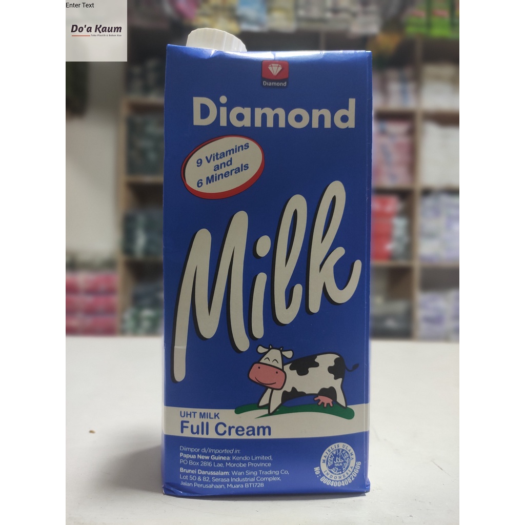 Jual Susu Diamond UHT 1L Full Cream | Shopee Indonesia